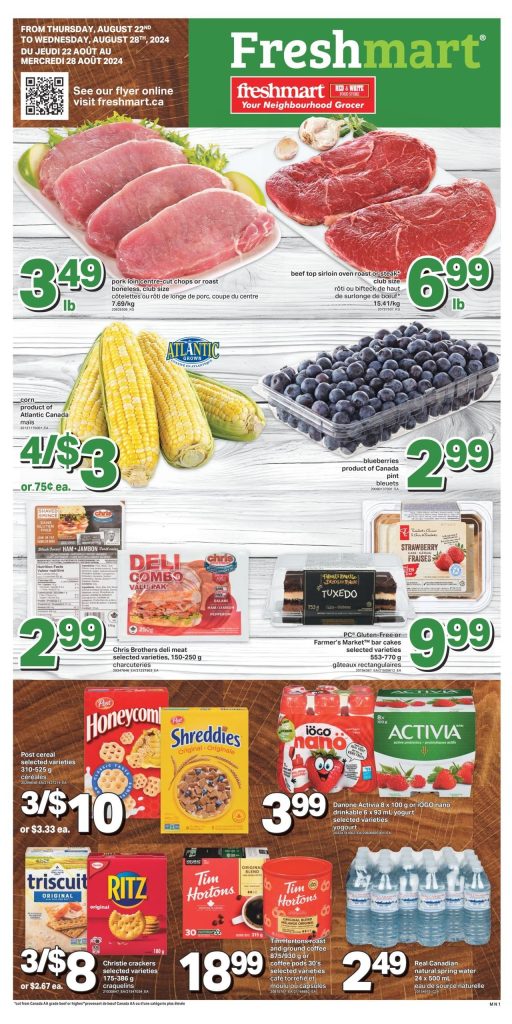 Freshmart Flyer – August 22 – August 28, 2024 – Cooper’s Food Market