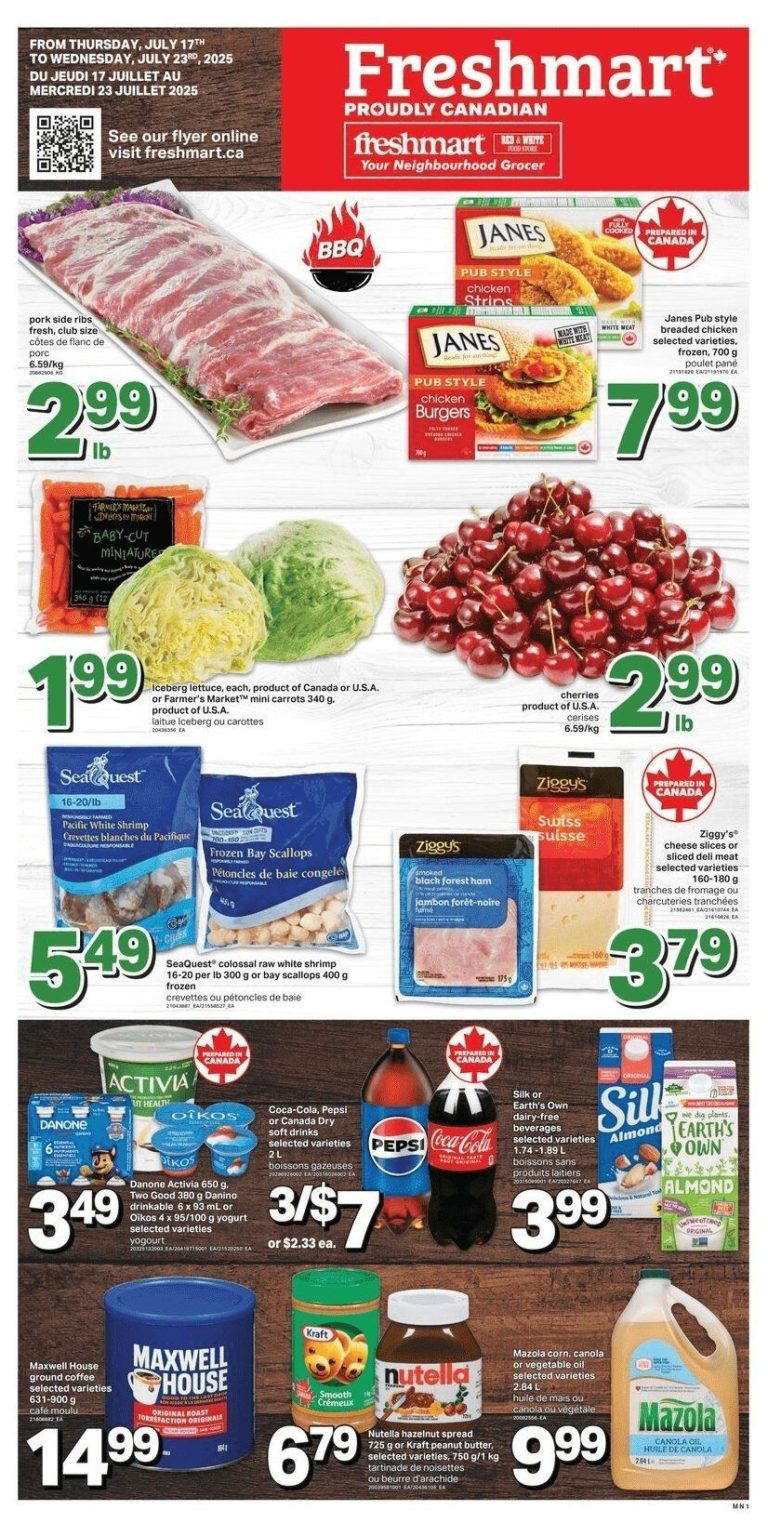 Freshmart Flyer – July 17 – July 23, 2025 – Cooper’s Food Market