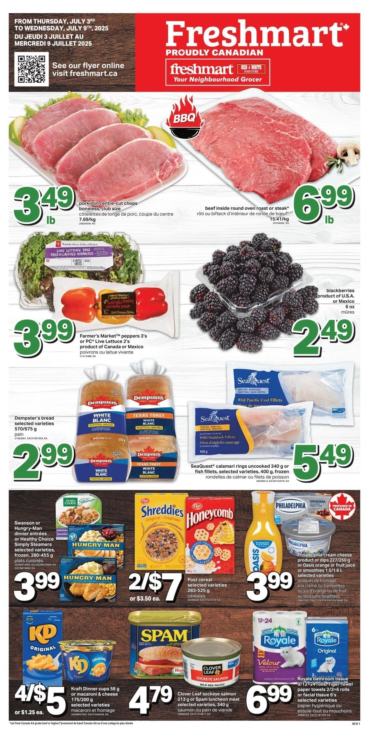 Freshmart Flyer – July 3 – July 9, 2025 – Cooper’s Food Market